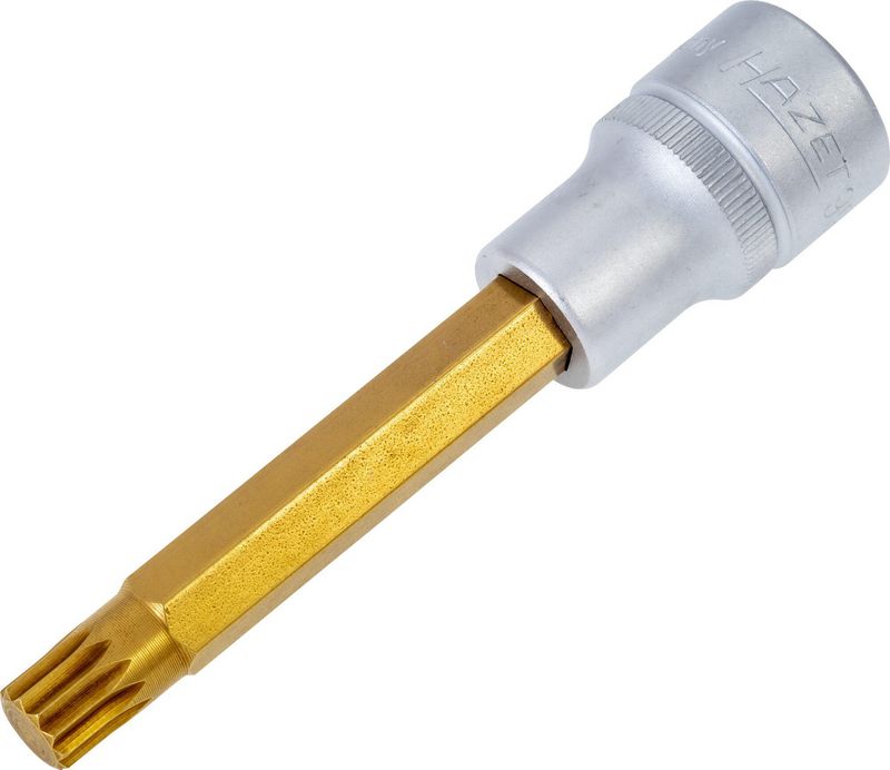 Screwdriver socket 990 Lg 1/2 inch square internal serration long | BRW