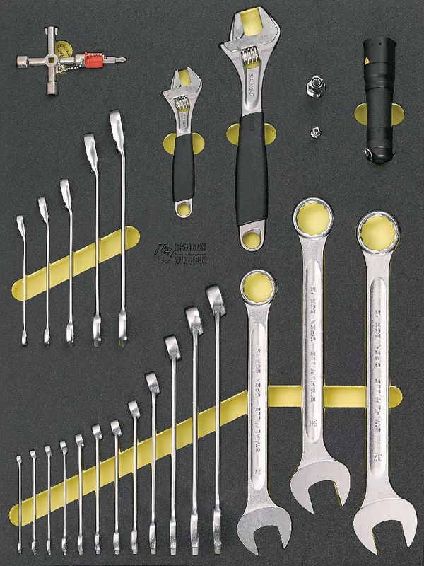 Fahrbarer Boy LISTA mit Schaumstoffeinlagen und Werkzeugen | BRW-CH