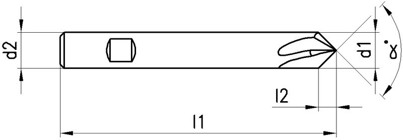 FUTURO VHM-Entgrater 60° | BRW-CH