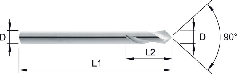 APPLITEC NC-Zentrierbohrer 2680-90 | BRW-CH