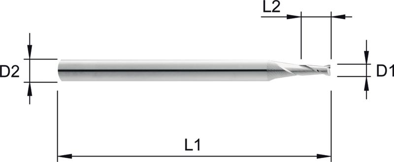 APPLITEC Micropräzisionsfräser 3271-3 TiAlN | BRW-CH