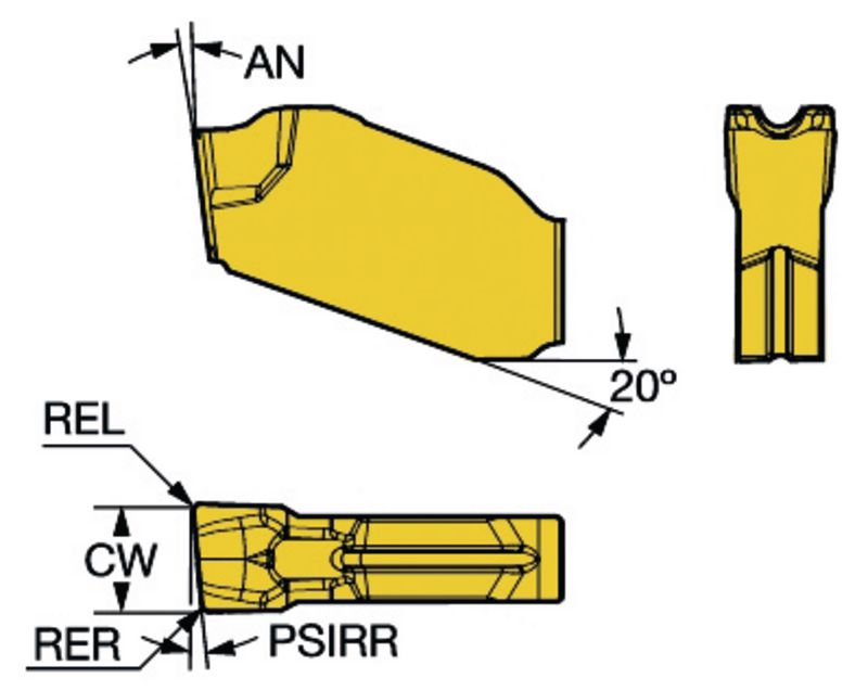 COROMANT Wendeplatte CoroCut® QD | BRW