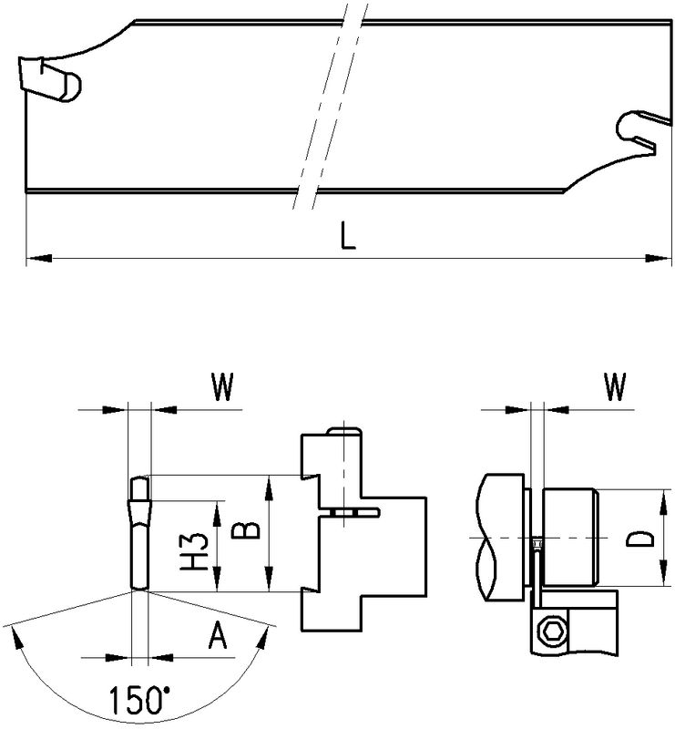 ISCAR Schneidenträger SELF-GRIP | BRW