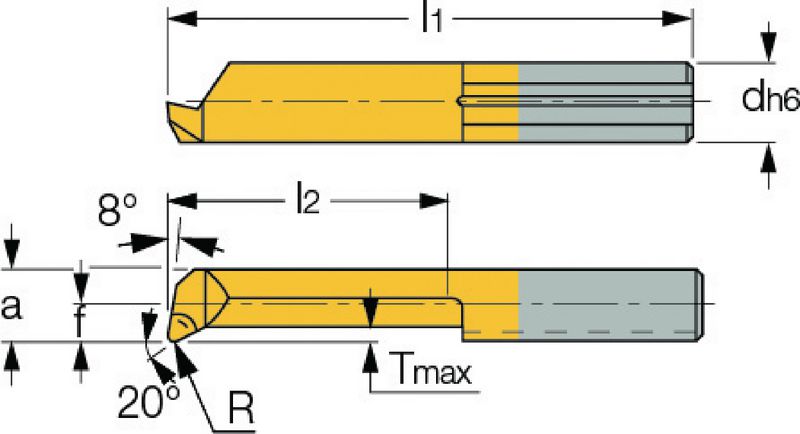 ISCAR Schneideinsatz PICCO-CUT | BRW