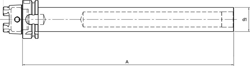 REGO-FIX Prüfdorn MasterBar HSK-A Norm ähnlich wie: DIN 69893 / ISO ...