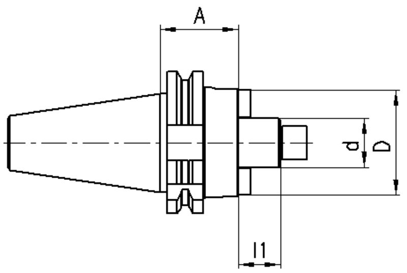 NERIOX Messerkopfaufnahme SK40 | BRW