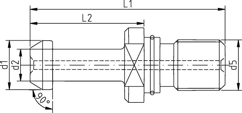 NERIOX Anzugsbolzen 90° für JIS B 6339 MAS-BT | BRW