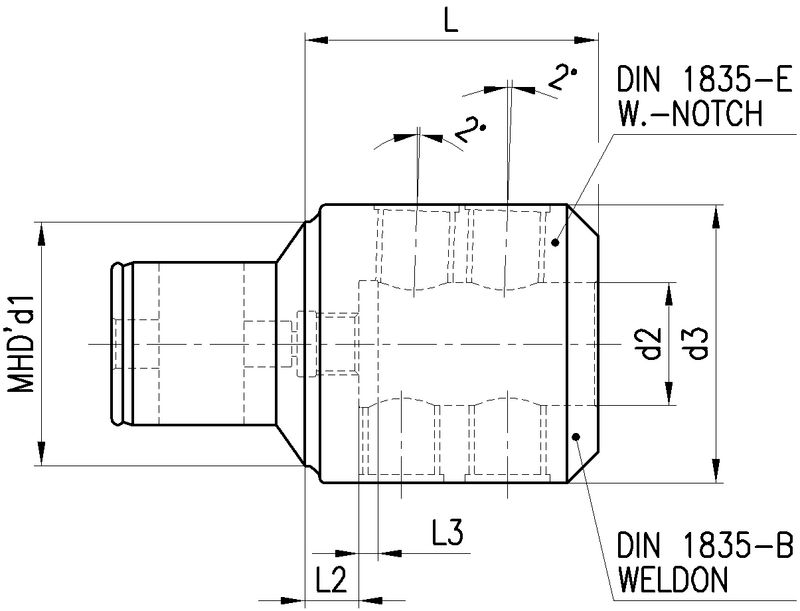 Mandrin porte-fraise Modulhard | BRW