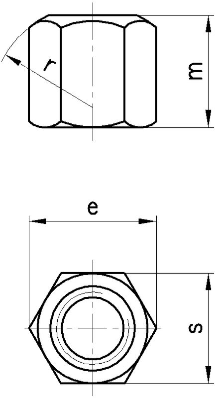 AMF Ecrou hexagonal | BRW