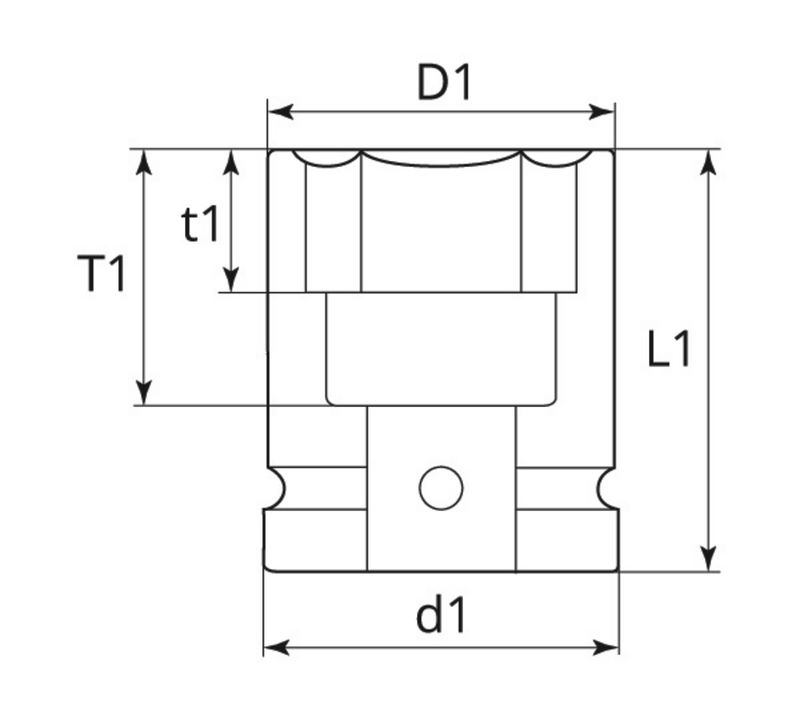 Power socket MOMENTO 1" | BRW-CH