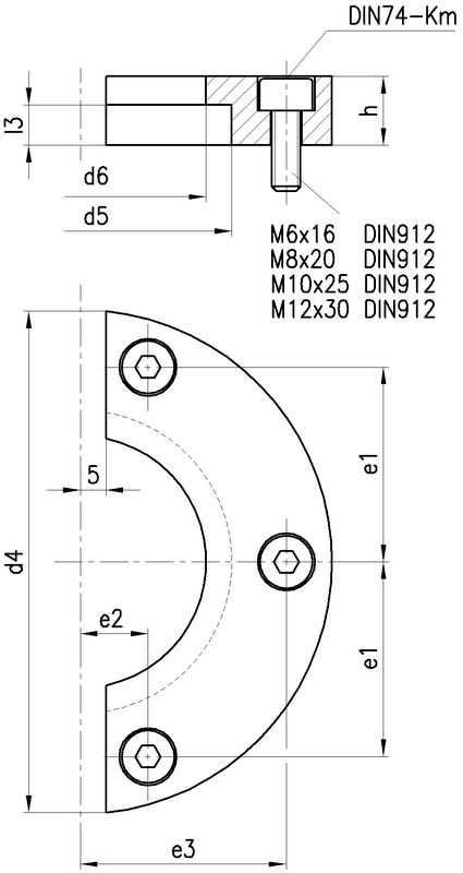 Securing flange | BRW-CH