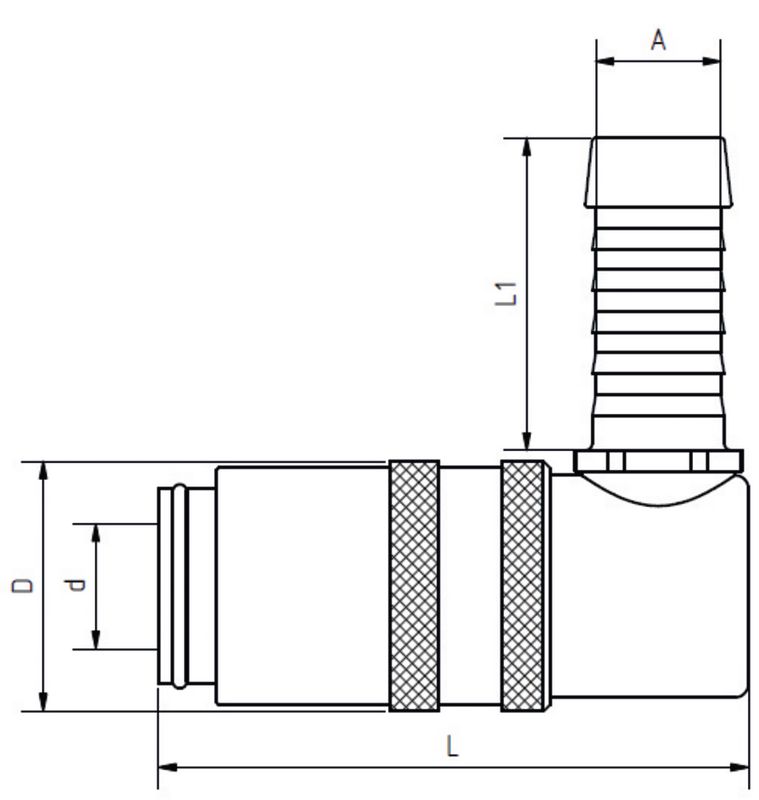 Quick release couplings NERIOX form H | BRW