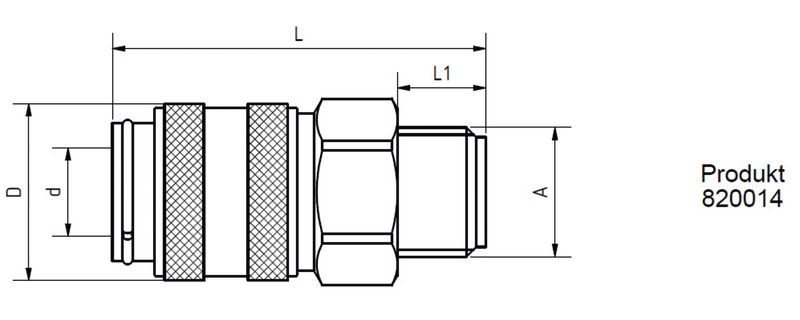 Quick release couplings NERIOX form H | BRW