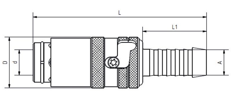 Safety quick couplings NERIOX form H | BRW