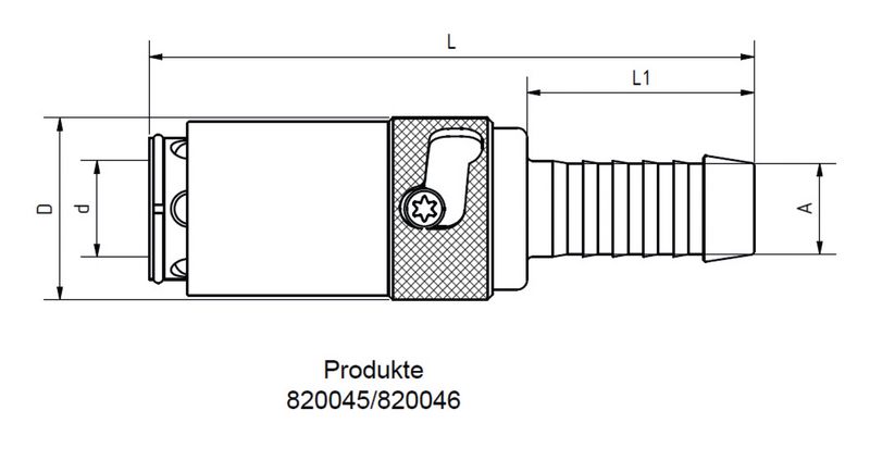 Safety quick couplings NERIOX form D | BRW