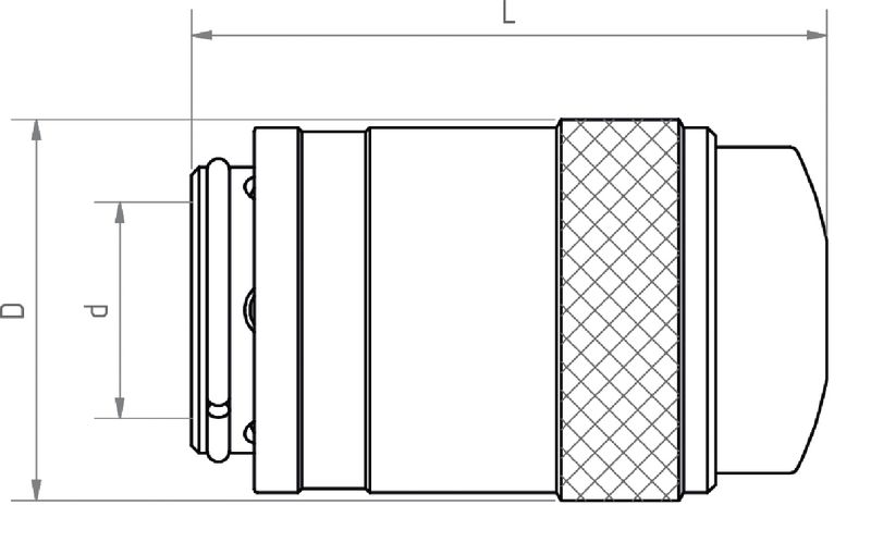 Blindkupplung NERIOX Form D | BRW