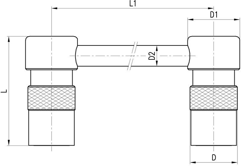Bridge coupling NERIOX form D without valve | BRW