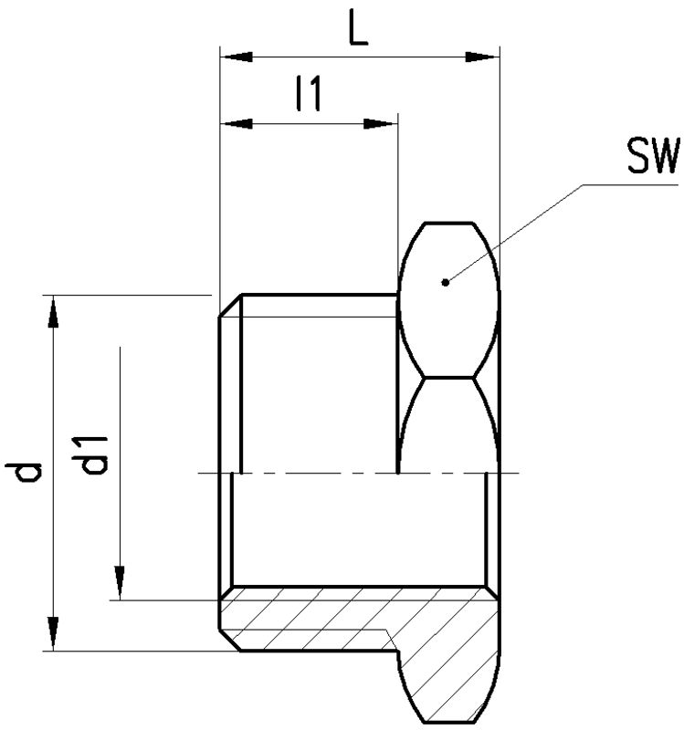 Reducing adapter with and without seal coating | BRW