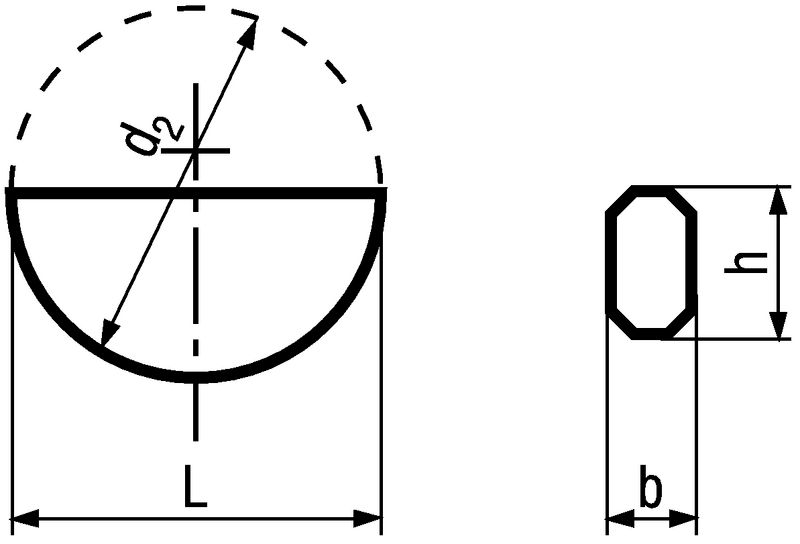 Scheibenfedern Woodruff | BRW
