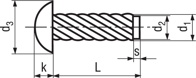 Hammer drive screws type U | BRW